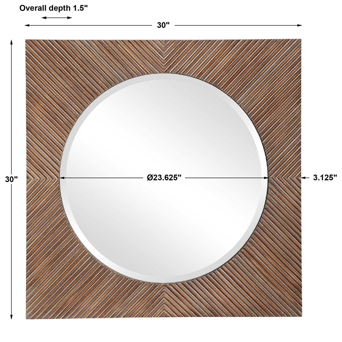 Uttermost Uma Square Mirror – Aboda Decor | Premium Furniture Showroom ...